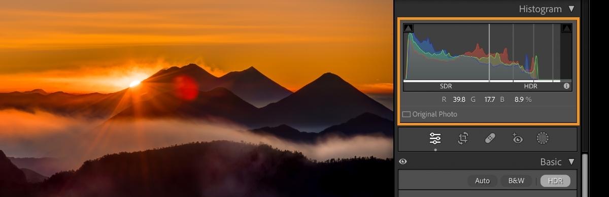 Edit and Export in HDR - Lightroom Classic